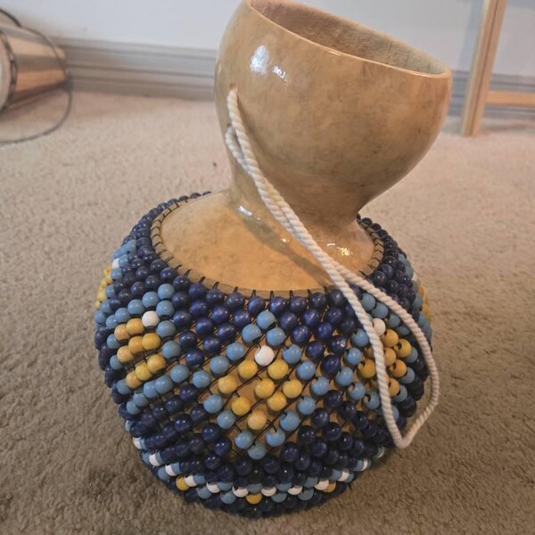 Large Shekere Netted Gourd Rattle, Rhythm Instrument, Percussion ...