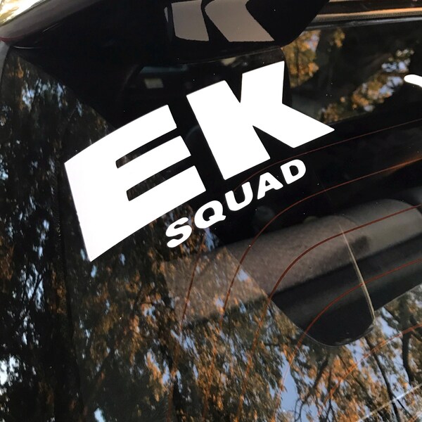 EK Squad Honda Civic EK JDM Sticker Decal - Etsy