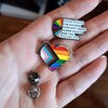 Equal Rights LGBTQIA, BLM, Trans, Feminist, Pro Choice, Pin, Enamel Pin ...