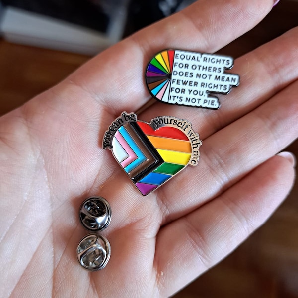 Equal Rights - LGBTQIA, BLM, Trans, Feminist, Pro Choice, Pin, Enamel Pin, Cute Pin, Pins for ...