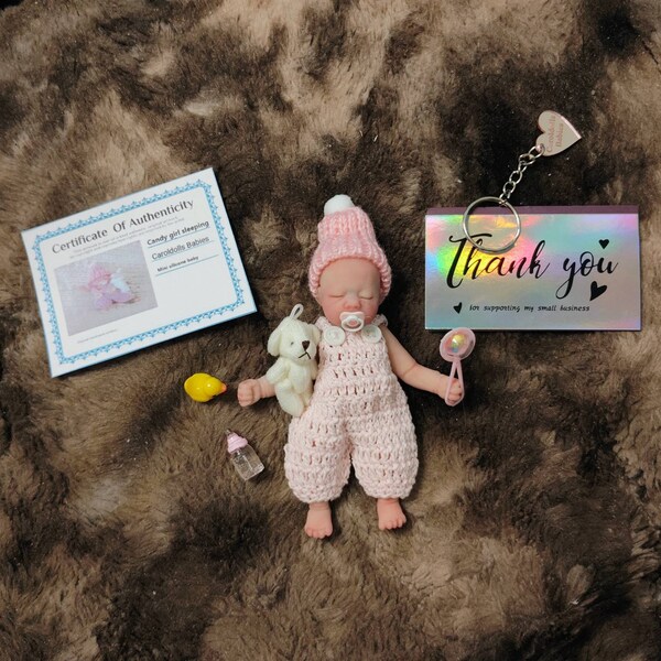 Mini bebé de silicona platino - Etsy España