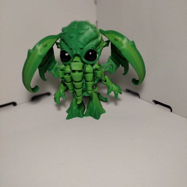 3D Printed Articulated Cryptid | Cthulhu | Hand-painted | Made-to-order ...