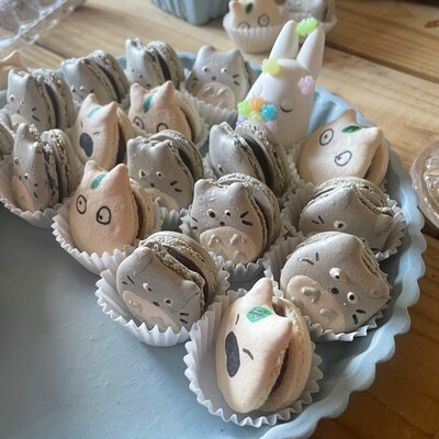 Moon French Macarons 6, 12 or 24 Choose Flavors Macaroons Moon Phases ...