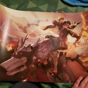 Barbarossa Claude Fire Emblem Three Houses Poster - Etsy