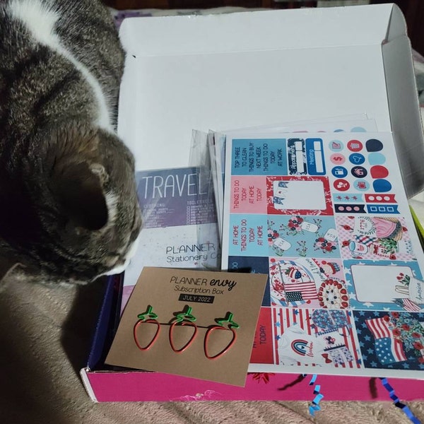 Planner Envy Subscription Box TRIAL. Planner Stickers, Planner Clips ...