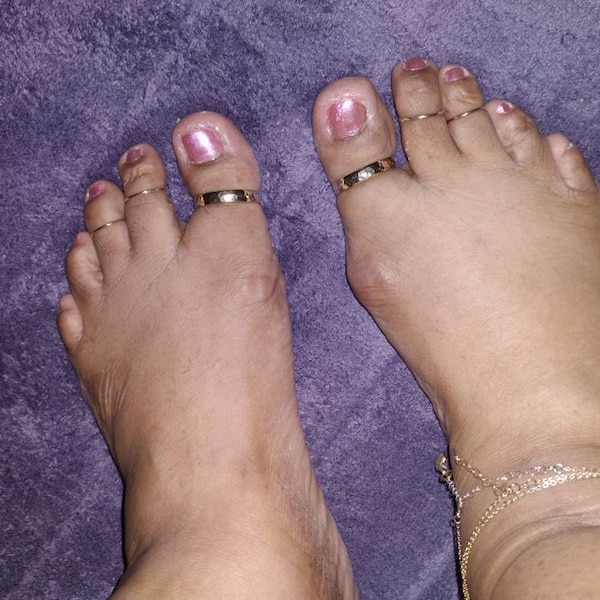 Big Toe Rings • Big Toe Ring • Sized • Pick One Style • Minimalist Ring ...