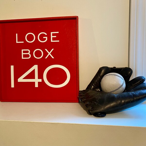 Boston Red Sox Fenway Park Custom Field Box/loge Box Exact Replica ...