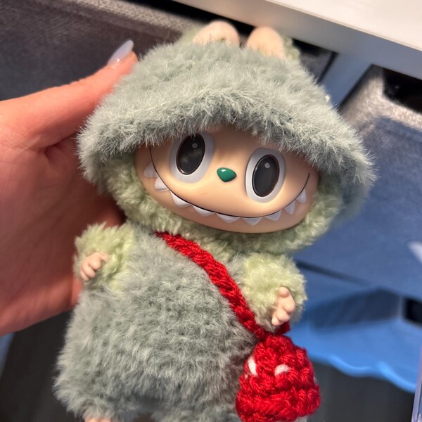 Labubu Crochet Frog Clothes - Etsy