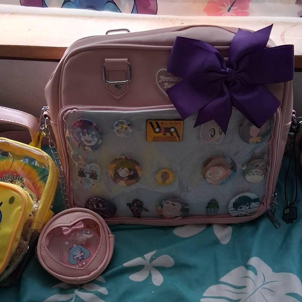 Large Ita Bag Crossbody With Insert, Anime Ita Bag, Ita Messenger Bag ...