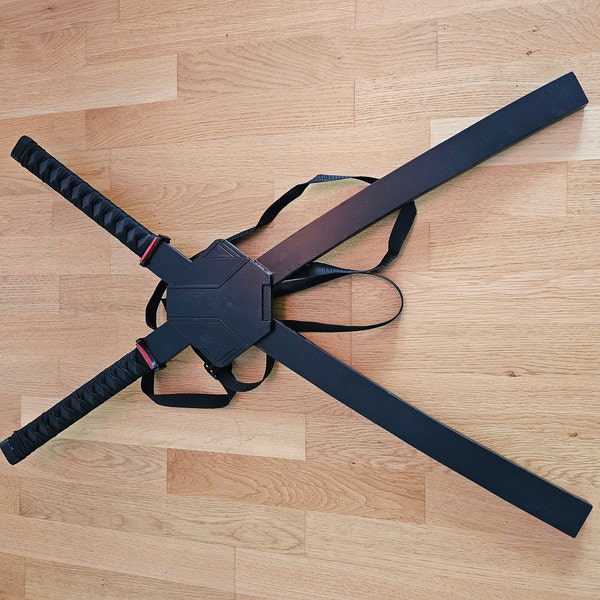 Full Set WOOD Deadpool Inspired Scabbard Set. - Etsy