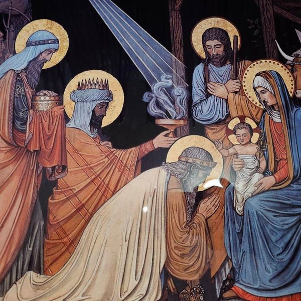 Biblical Magi Metal Print, Three Wise Men, Three Kings, Three Magi ...