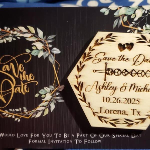 Magnet With Cards, Save the Date Card, wedding Cards, Refrigerator ...