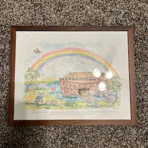 Peter Rabbit Watercolor Map Art Print Easter - Etsy