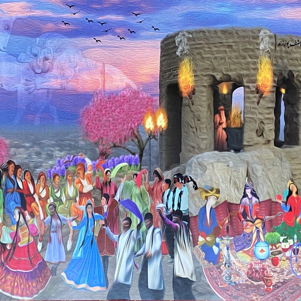 Achaemenid Falcon Shahbaz Sticker (bubble Free) - Etsy