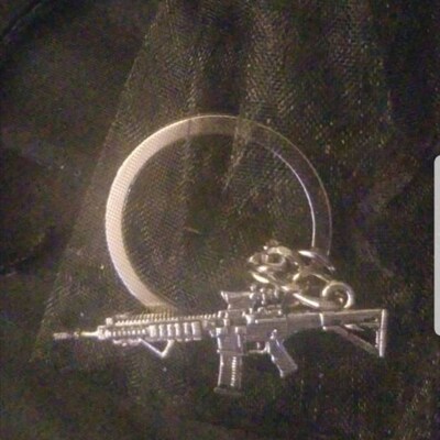 AR15 Rifle Keychain, M4 Carbine Rifle Keychain, Assault Rifle Keychain ...