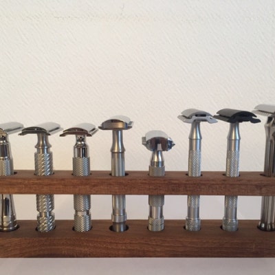 Brick Safety Razor Display African Hardwood - Etsy