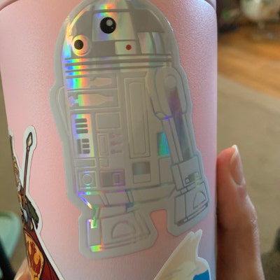 R2D2 Holographic Droid Sticker/ Star Wars Disney Laptop Stickers/mickey ...