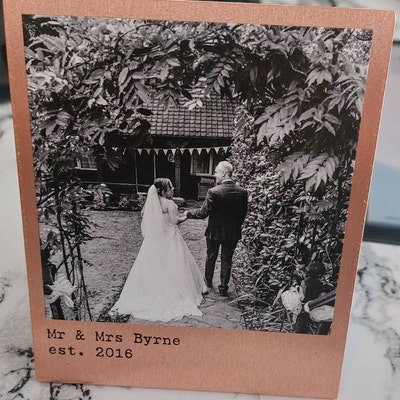 Personalised Solid Copper Photo Print - Etsy