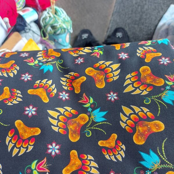 Tracey Metallic - First Nations Fabric - Aboriginal Fabric - Native ...