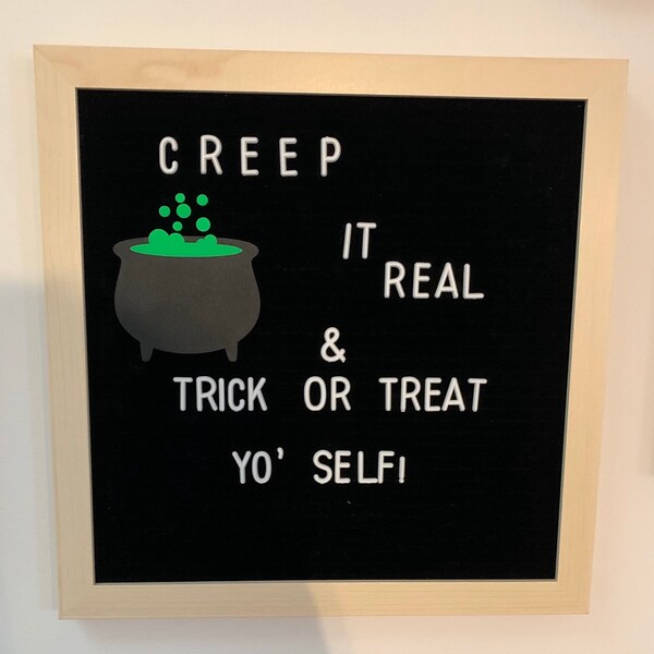 Witches Brew, Witches Cauldron, Halloween Letterboard, Halloween Letter ...