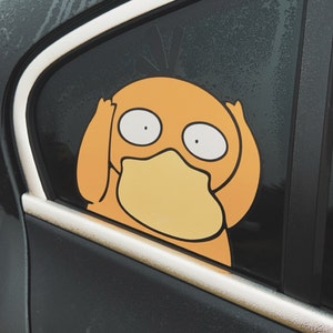 Cute Psyduck Peeking Peek Peekabo Peekers Bumper Window Vinyl Decal ...
