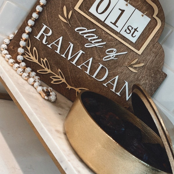 Ramadan Wood Calendar - Etsy