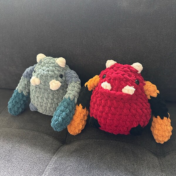 Milo Monster CROCHET PATTERN - Etsy Canada