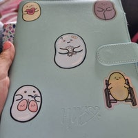 Stoma/ileostomy Bean Sticker 5cm Gloss Sticker Chronic - Etsy Canada