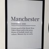 Manchester Definition Print, Definition Wall Print for Mancunians, Manc ...