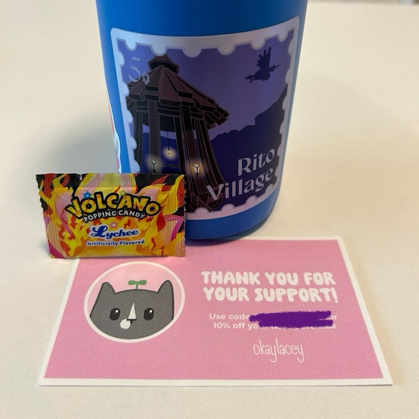 Zora's Domain Stamp Sticker - Waterproof Vinyl Sticker | Legend of ...