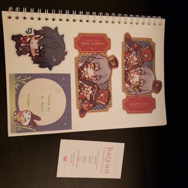 Honkai: Star Rail Astral Express Ticket Matte Gold Stickers / Water ...