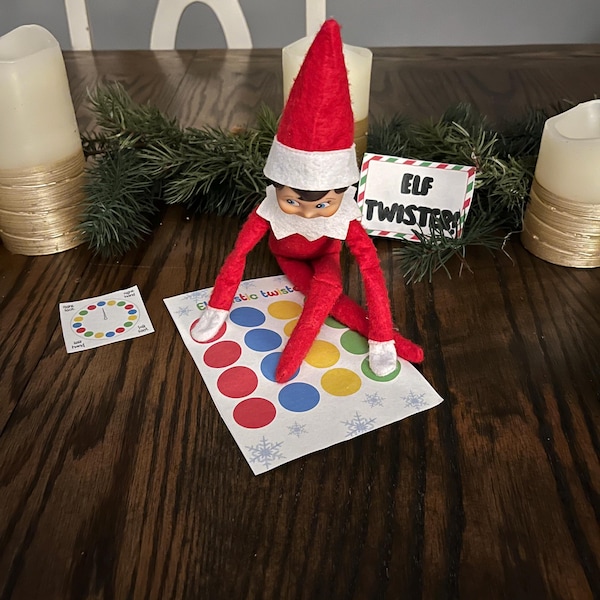 40 Scenes Easy Printable Elf Kit, 24 Days Elf Kit Printable, Printable ...