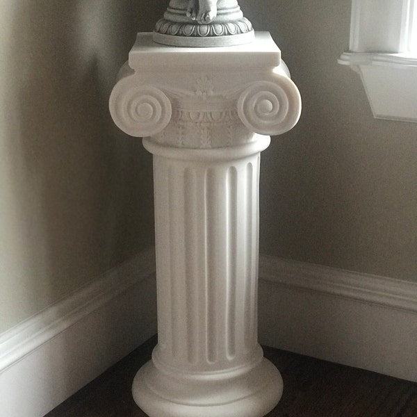 Ionic Order Greek Column Pillar Pedestal Statue Sculpture Art Ancient ...