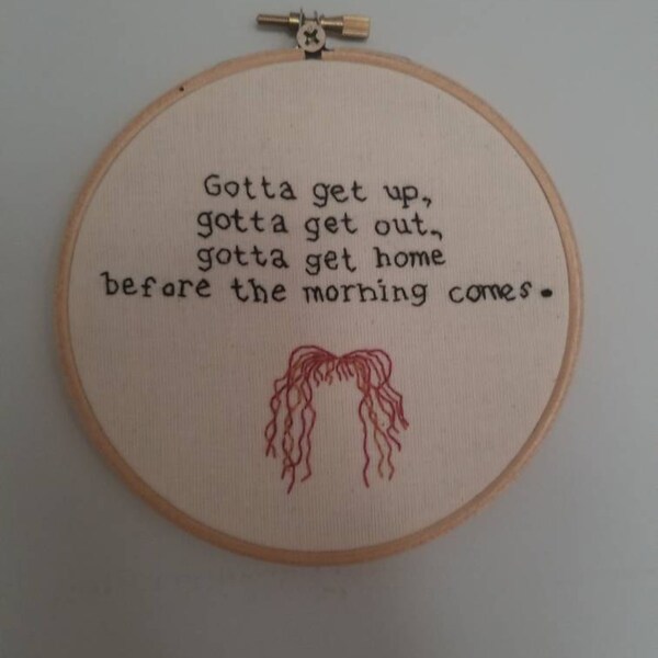 The BFG Roald Dahl. Hand Embroidery. Hoop Art. Children's Book. Wall ...