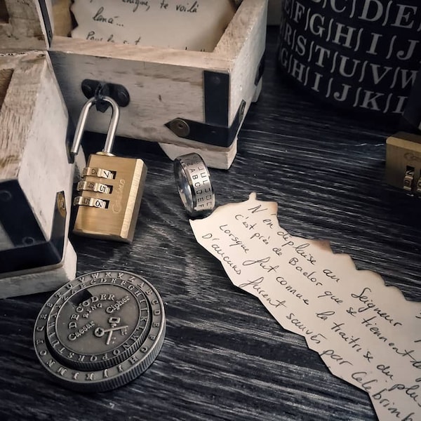 Secret Decoder Medallion - Etsy