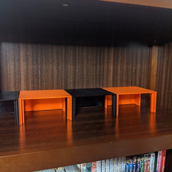 RPB3D / Manga/anime Book Shelf Riser/organizer, DVD/CD / Storage ...