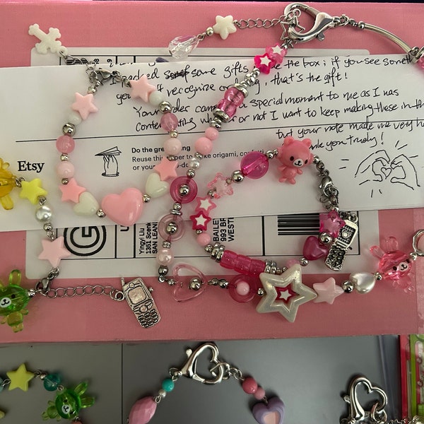Handmade Bracelets ~ Y2k & Late 2000s Edition ~（kidcore/weirdcore ...
