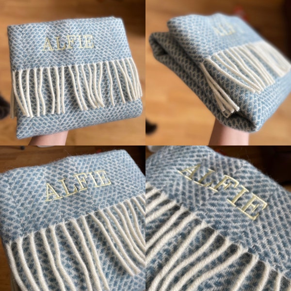 Personalised 6 Person Classic Green Tweed Picnic Hamper and Blanket Set ...