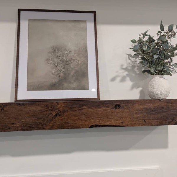 Neutral Sepia Art Print, Wall Art for Living Room, Modern Oil Painting ...