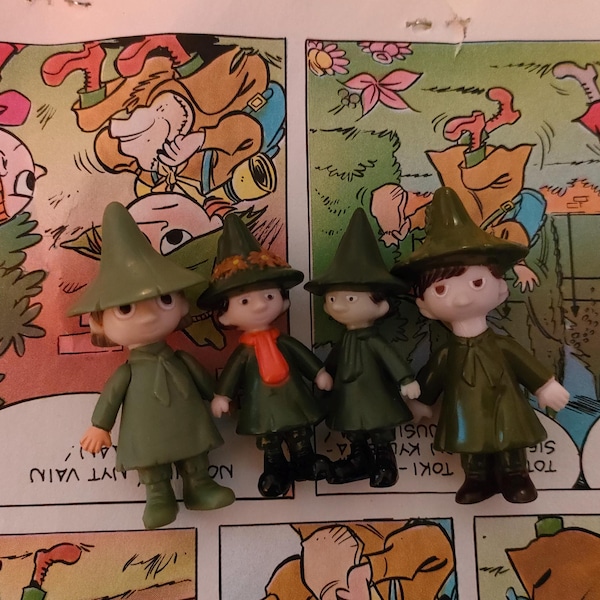 Edward the Booble Moomin Figure, Moomin Gift, Moomin Characters Toys ...