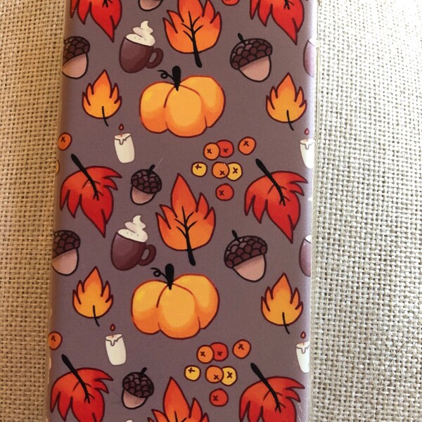 Autumn Phone Case Fall Leaves Cover for iPhone 17 Pro Max, 16e, 15, 14 ...