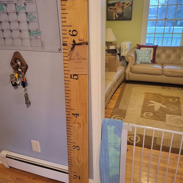 Loved Beyond Measure Growth Chart – Personalized Wooden Height Ruler ...