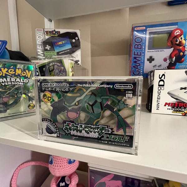 Game Boy Advance Clearstand 6GBA 6 Cartridge Display Stand Case for ...