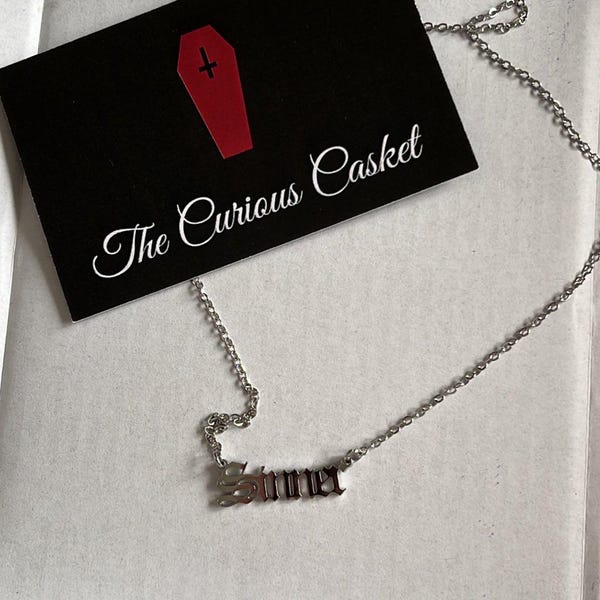 Lucifer Hoop Earrings Stainless Steel 50mm Gift for Her Satan Devil ...