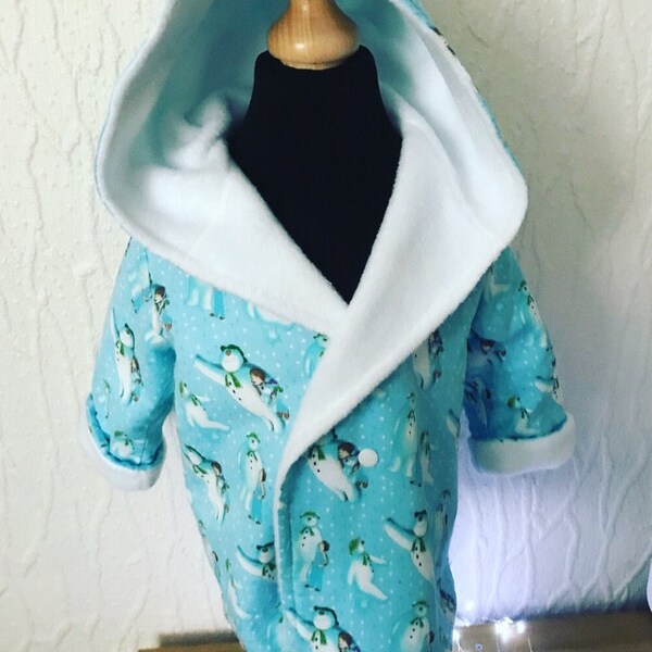 HEARTS Hooded Jacket Children Jacket Pattern Pdf Sewing, REVERSIBLE ...