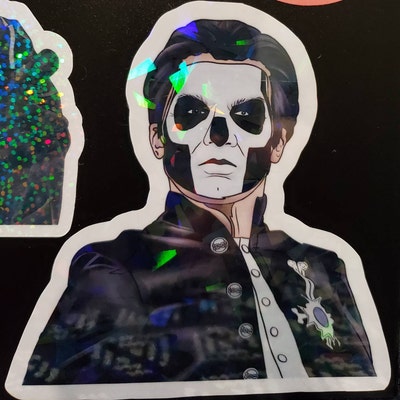 Boxing Papa IV Holographic Vinyl Sticker - Etsy