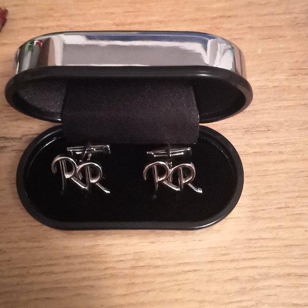Silver Cufflink, Initial Cufflink, Letter Cufflink, Custom Initial ...