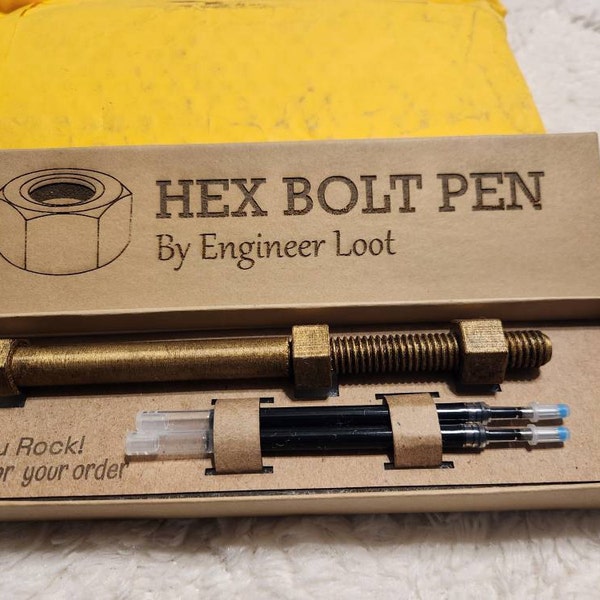 Hex Head Screw Fidget Pen: Engineer Gift - Etsy