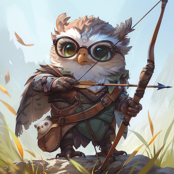 Aarakocra Ranger Portraits | 12-pack | Dungeons & Dragons - Etsy