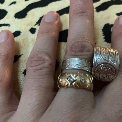 Beaver and Forest Ring in Sterling Silver by First Nations Artist ...